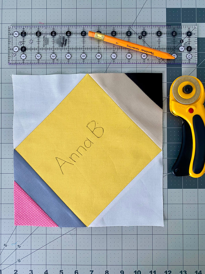 Hexi Pencil Block Digital Pattern – Anna B at Home